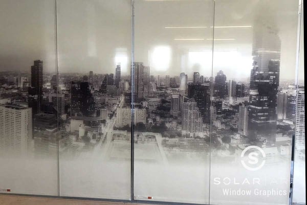 Glass Wall Mural | San Jose, California | Commercial Window Tinting
